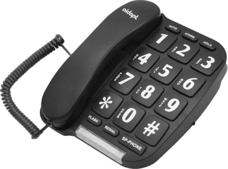 Telefoon voor ouderen met extra grote knoppen - Cadeau voor Oma.nl